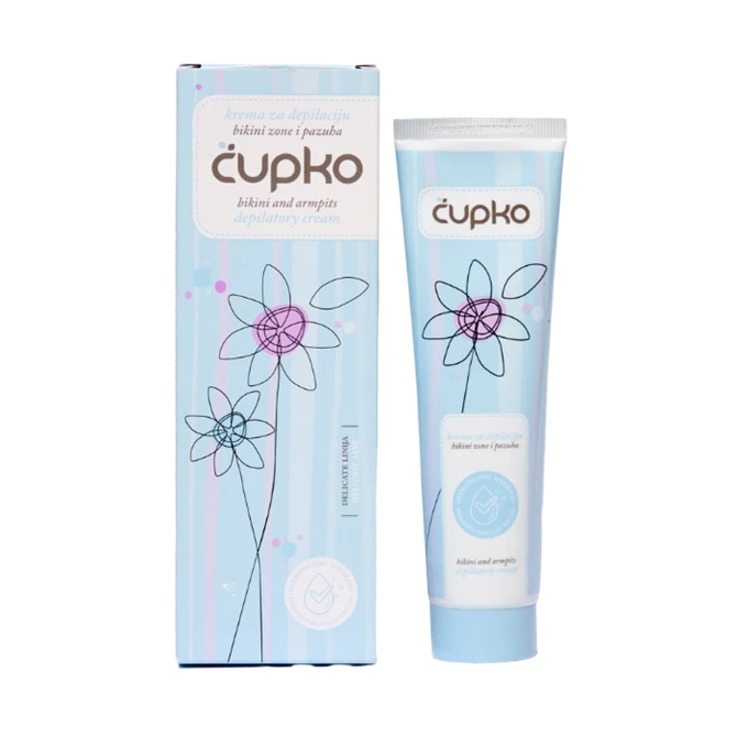 Krema za depilaciju bikini zone i pazuha, 100 ml brenda Čupko